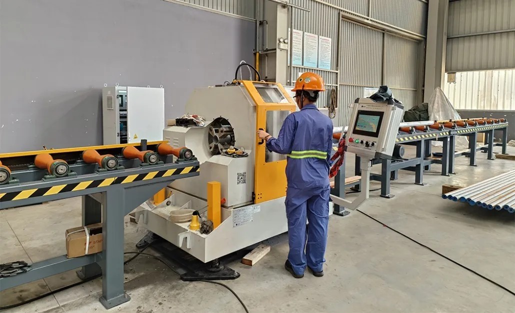 Stationary Pipe Cutting & Beveling Machine